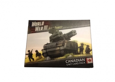 Team Yankee Canadian WW3 Unit Card Pack (WW3-09C) - Panzer Command