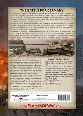 Flames of War Late War Germany Berlin: German Army Book (FW273 ...