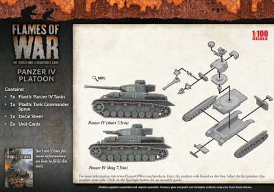Flames of War: Mid War: Panzer IV Platoon (Plastic) (GBX106) - Panzer Command