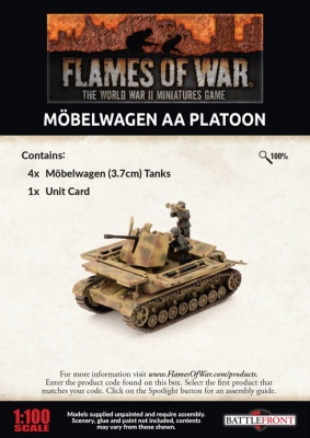 Flames of War Late War German Armoured AA Tank Platoon (GBX166) - Panzer Command