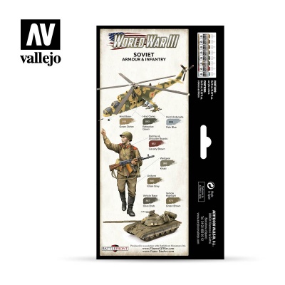 Team Yankee WWIII Soviet Armour & Infantry Paint Set - Panzer Command