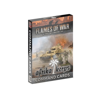 Flames of War Mid War German Afrika Korps Command Cards (FW242C ...