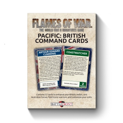 Flames of War: The Pacific: British, Australian & Indian Command Cards ...