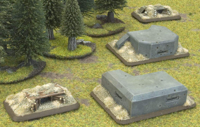 Flames of War: Battlefield in a Box: Machine-gun bunkers (XBX02 ...