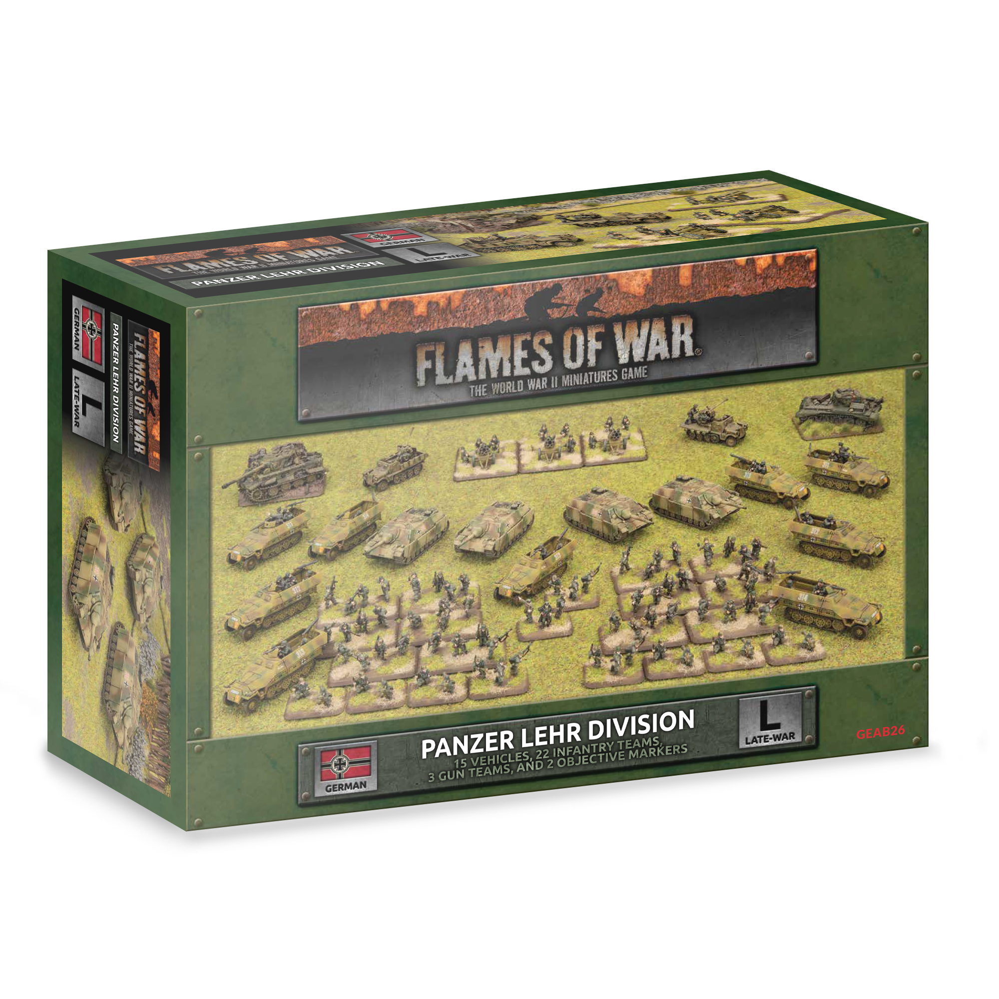 Flames of War Late War German Panzer Lehr Division Army Deal (GEAB26 ...