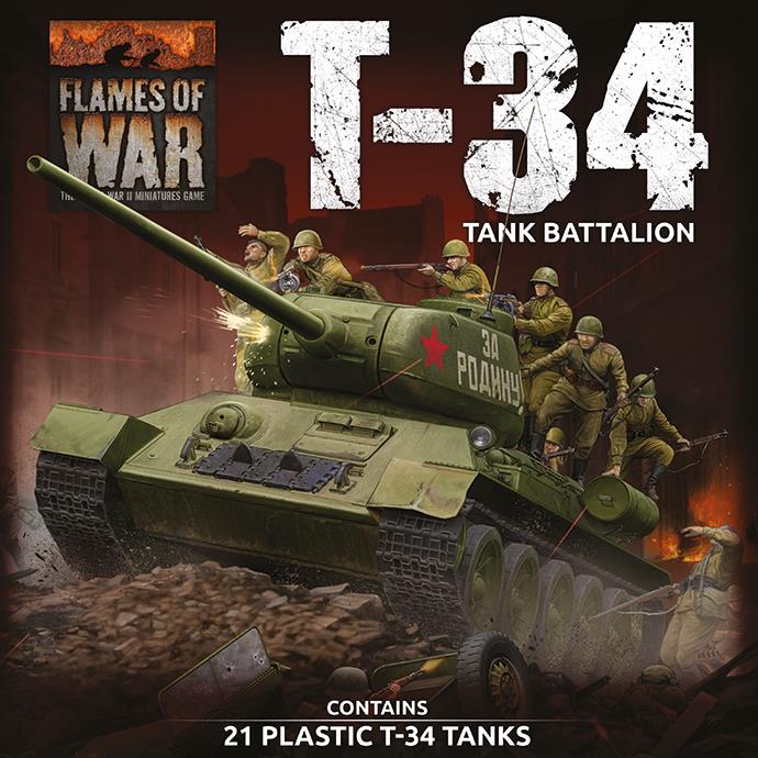 Flames of War Late War Bagration: Soviet T-34 Army Deal (SUAB12 ...