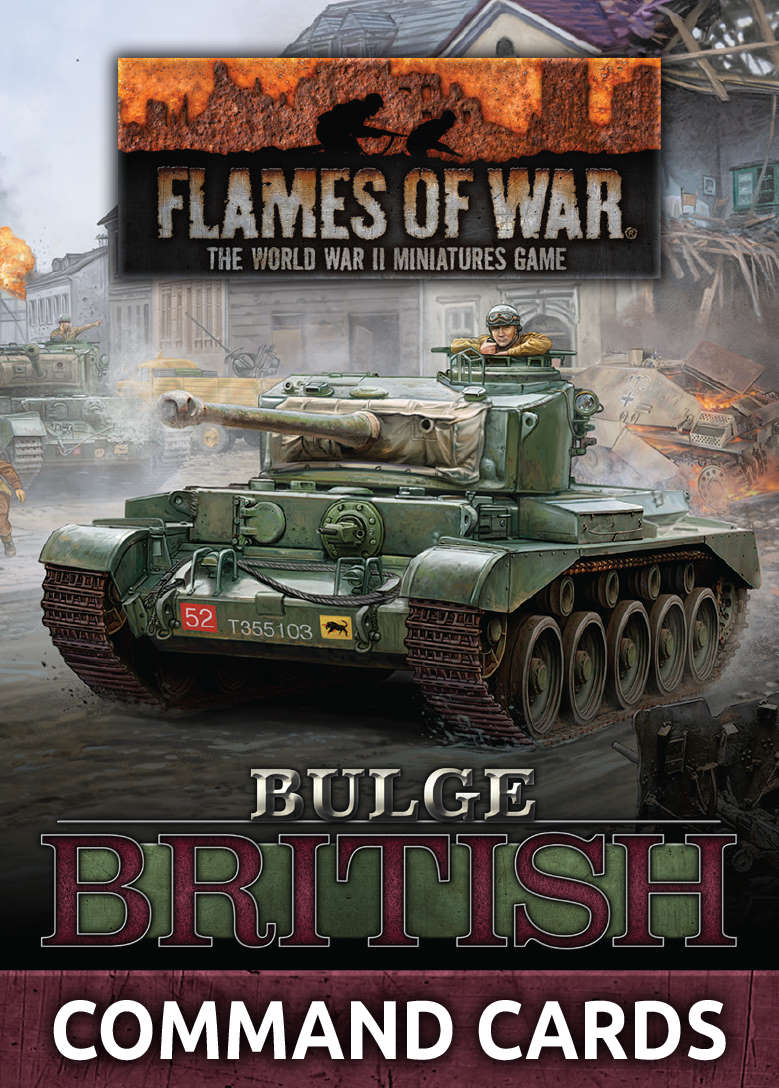 Flames of War: Late War: Bulge British Command Cards (FW272C) - Panzer ...