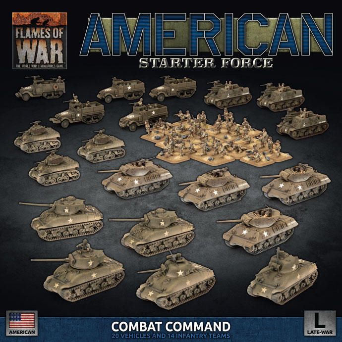 Flames of War Late: US Combat Command 2019 (USAB10) - Panzer Command
