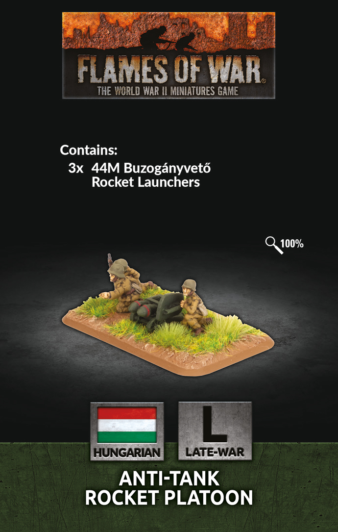 Flames of War Late War Bagration: Hungarian 44M Buzoganyveto Rocket ...