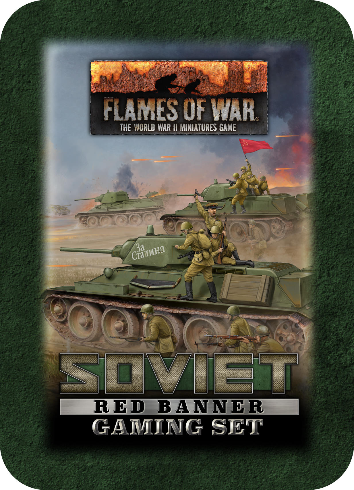 Flames of War Mid War Soviet Red Banner Gaming Tin - Panzer Command