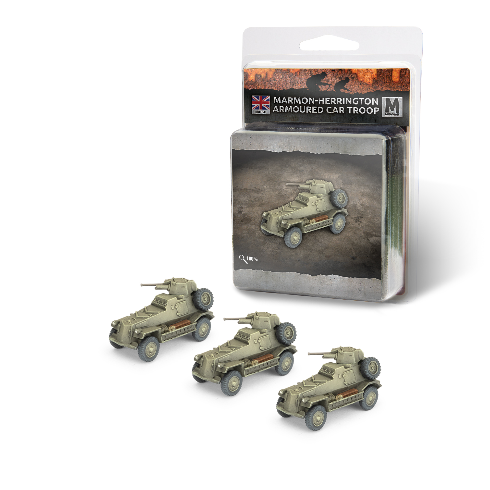 Flames of War: Mid War: British Marmon-Herrington Troop - Pacific ...