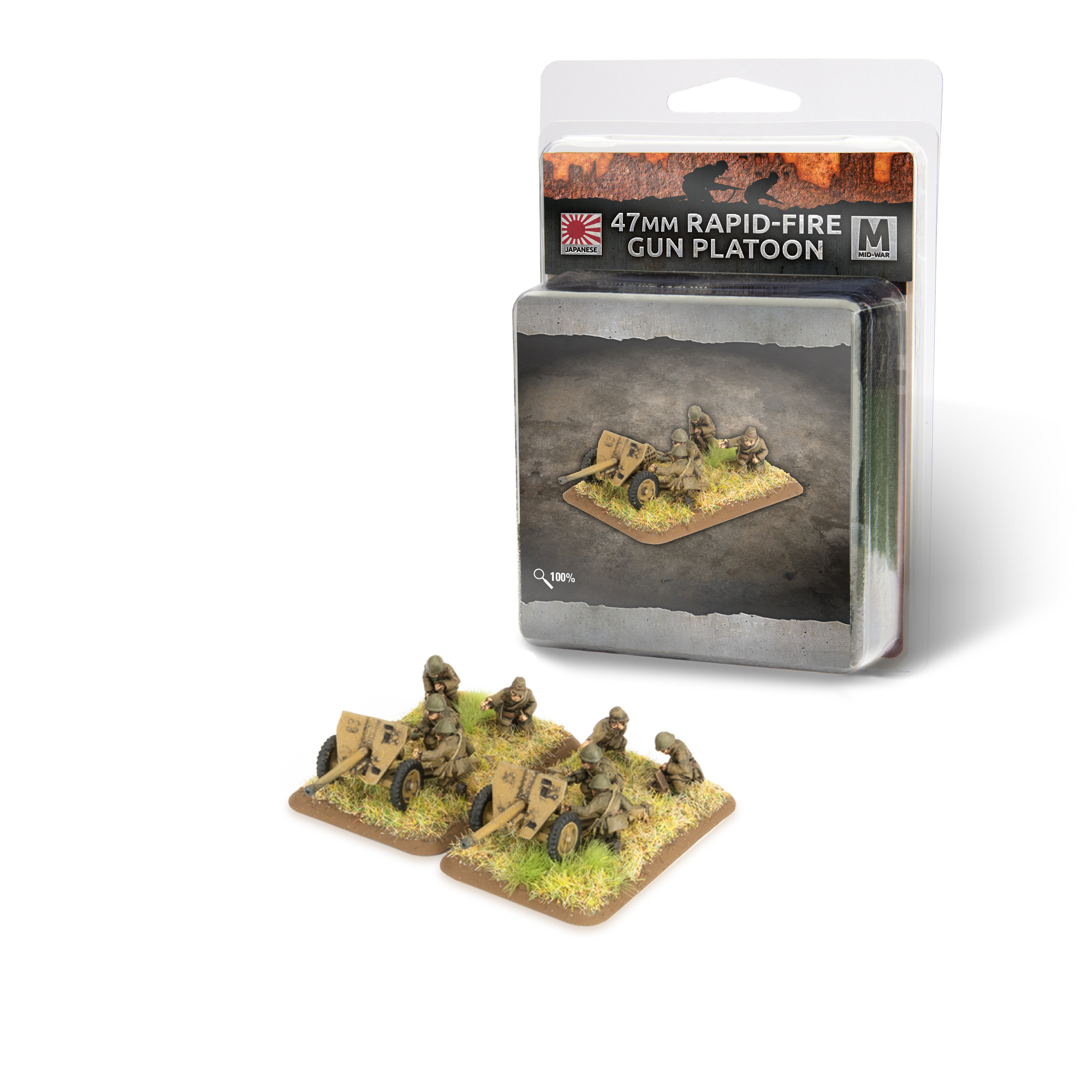 Flames of War: The Pacific: Japan: 47mm Rapid-fire Gun Platoon (JP511 ...
