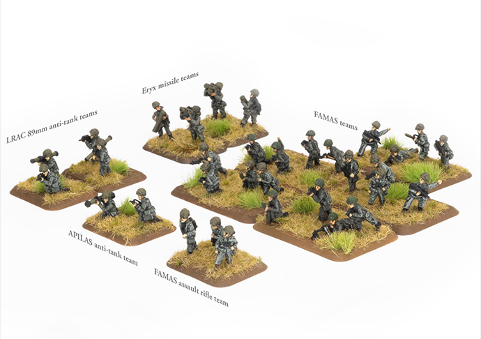 Team Yankee France Infantry Platoon (x33 Figs) 2023 (TFR712) - Panzer ...