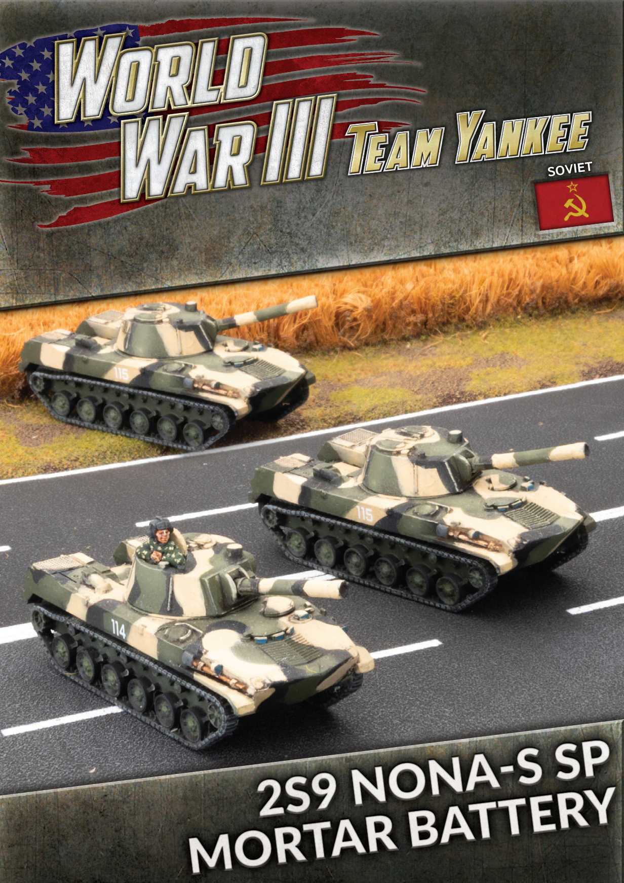 Team Yankee Soviet 2S9 Nona-S SP Mortar Battery (TSBX33) - Panzer Command