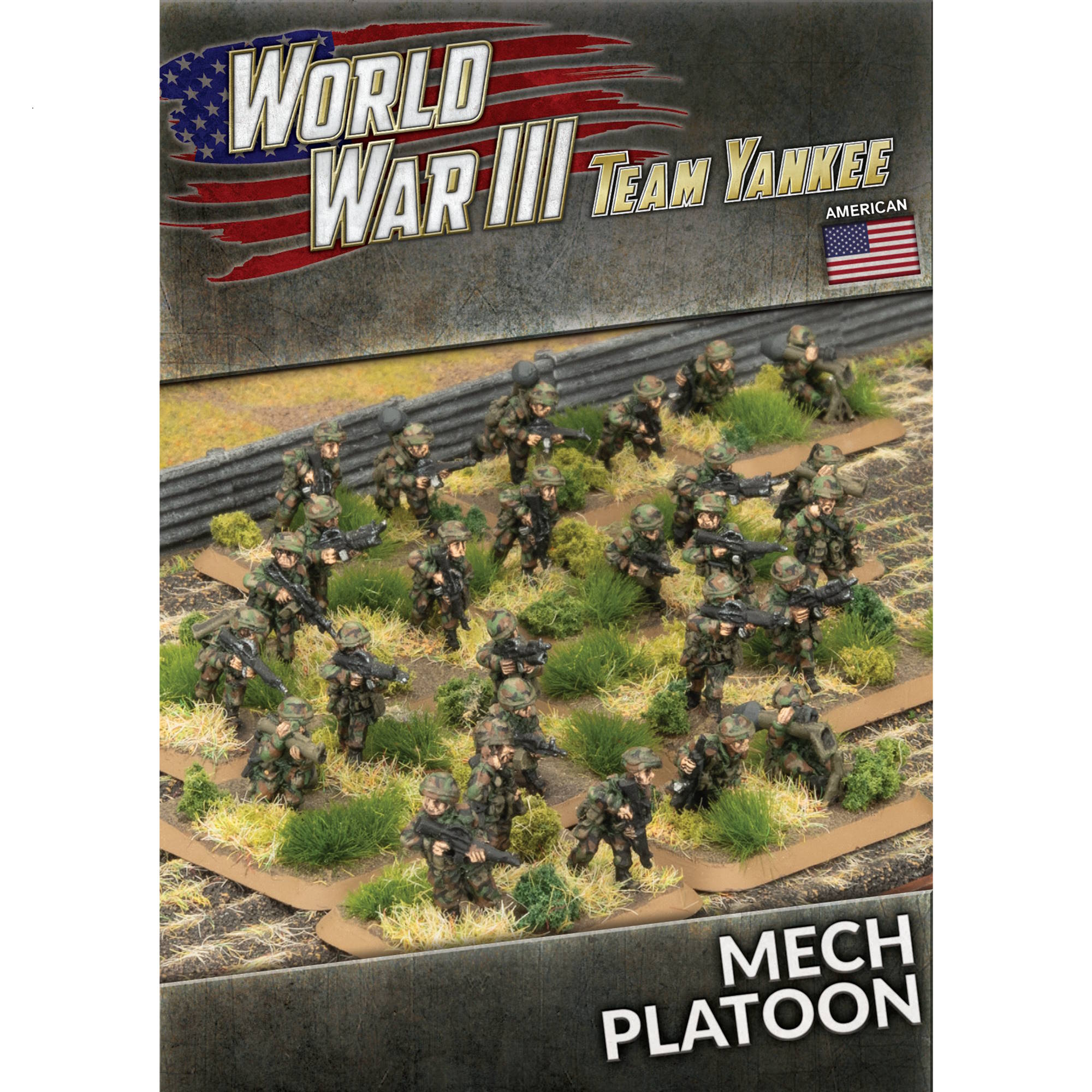 Team Yankee: USA American Rifle Platoon (Marine) (50 Plastic Figs ...