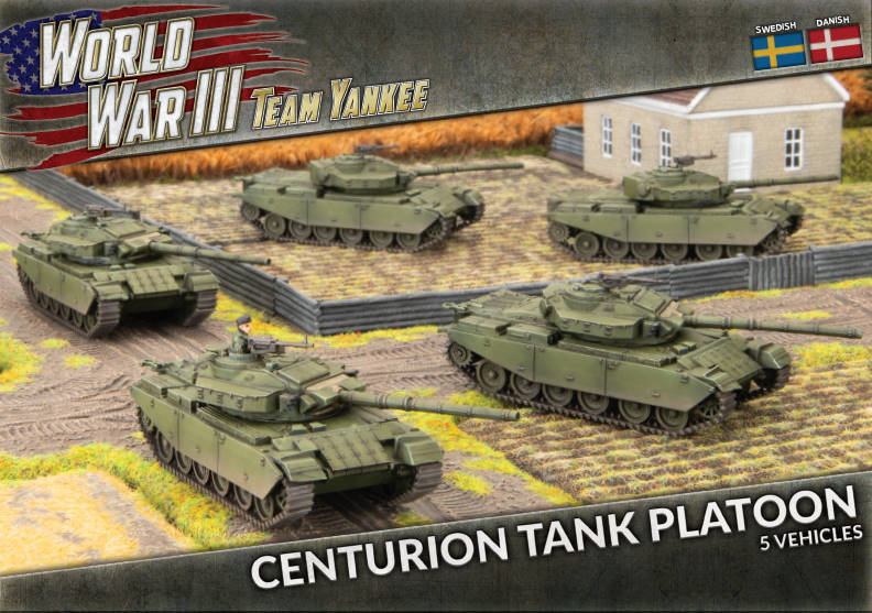 Team Yankee Swedish Strv 104 Centurion Tank Platoon (TSWBX02) - Panzer ...