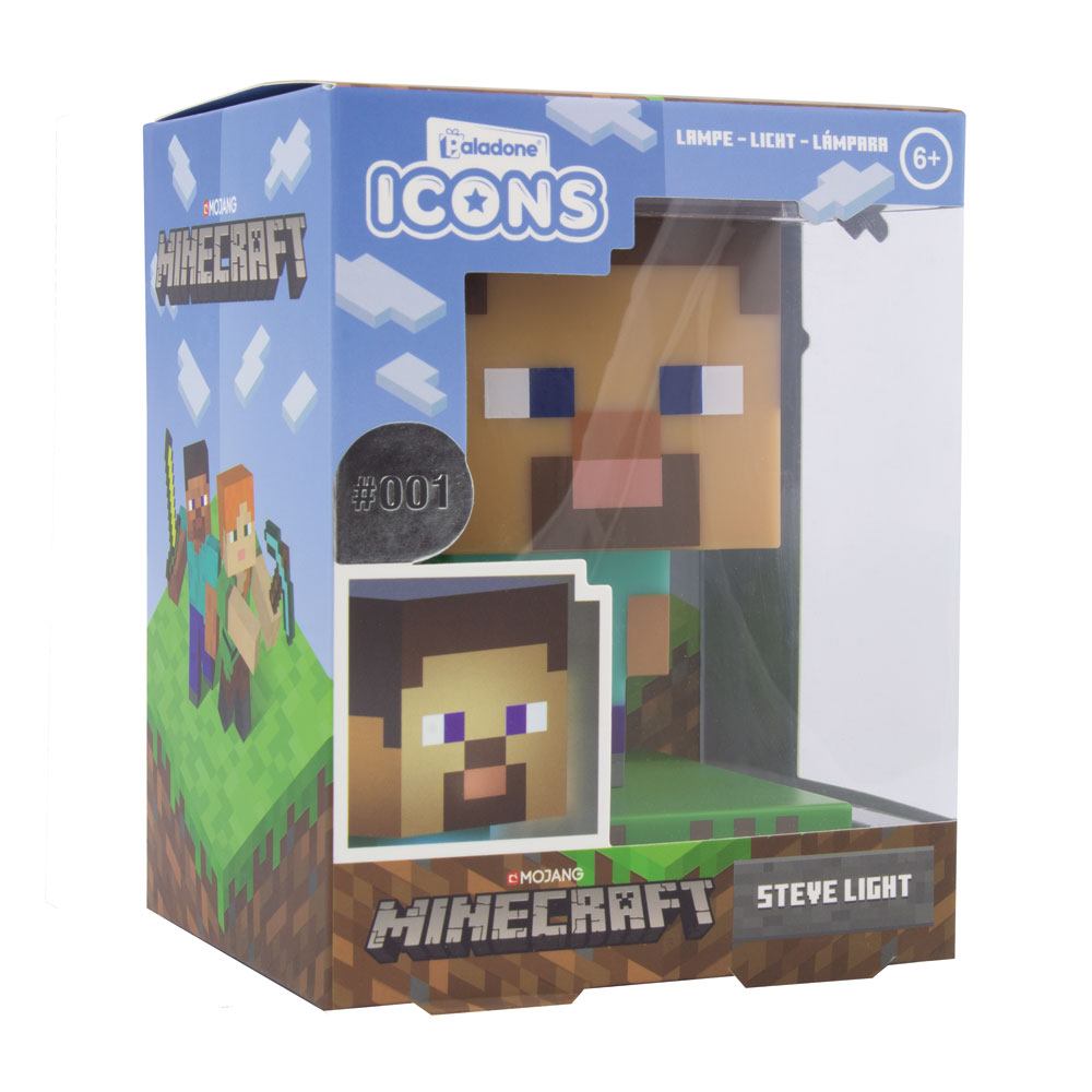 Paladone Minecraft 3D Icon Light Steve (PP6594MCF) - Panzer Command