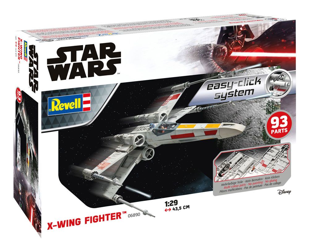 Revell Star Wars Easy-Click Model Kit 1/29 X-Wing Fighter 44 cm ...