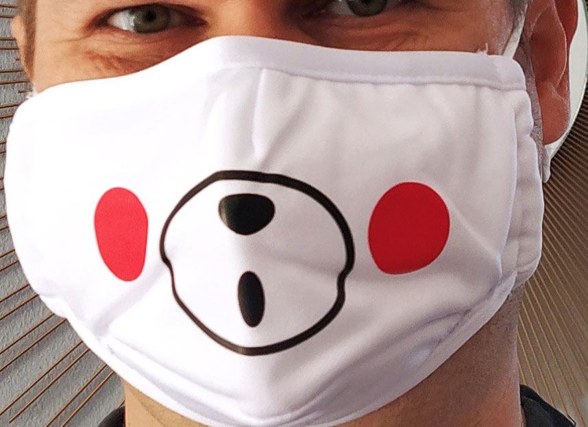 Sakami Merchandise Face Mask Bear (SAKA71214) - Panzer Command