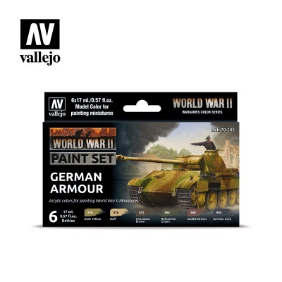 Flames of War WWII German Armour Paint Set - Panzer Command