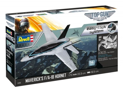 Revell Top Gun Easy-Click Model Kit 1/72 F/A-18 Hornet 23 cm - Panzer ...