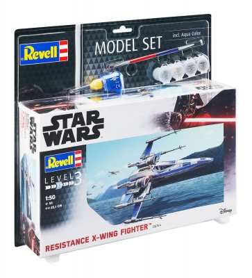 Revell Star Wars Model Kit 1/50 Model Set Resistance X-Wing Fighter 25 ...