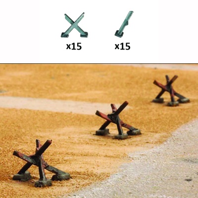Flames of War: Battlefield in a Box: Defences: Tank Traps (XX702 ...